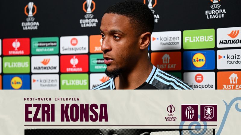 🗣️ "We're only half way there"⏳ | Ezri Konsa on Bologna win | POST MATCH