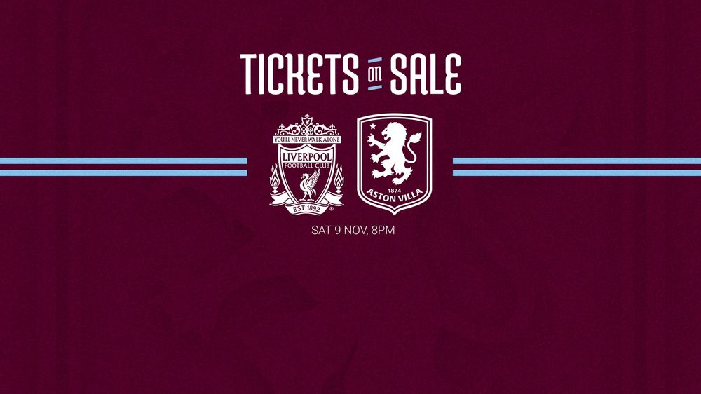 Liverpool ticket details | Aston Villa