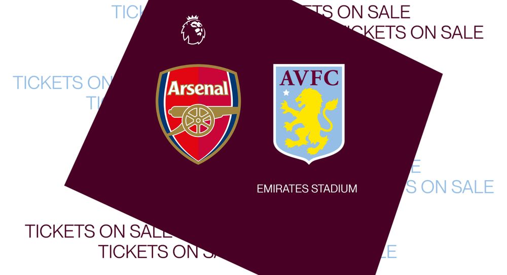 Arsenal ticket details | Aston Villa