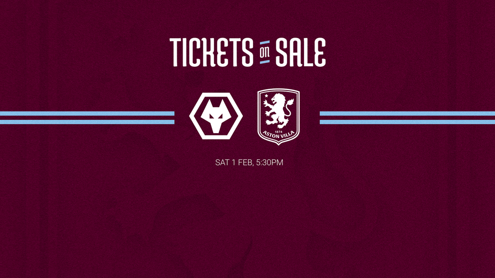Wolves ticket details | Aston Villa