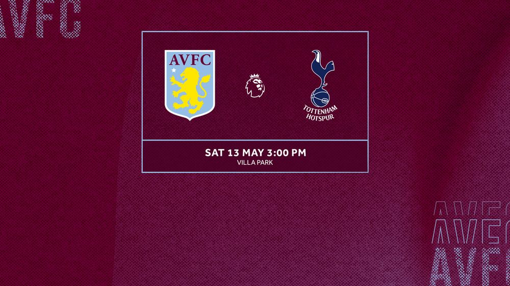 Tottenham Hotspur ticket details | Aston Villa