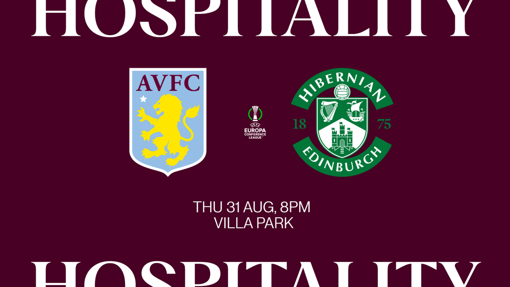 Hospitality packages for Hibs | Aston Villa
