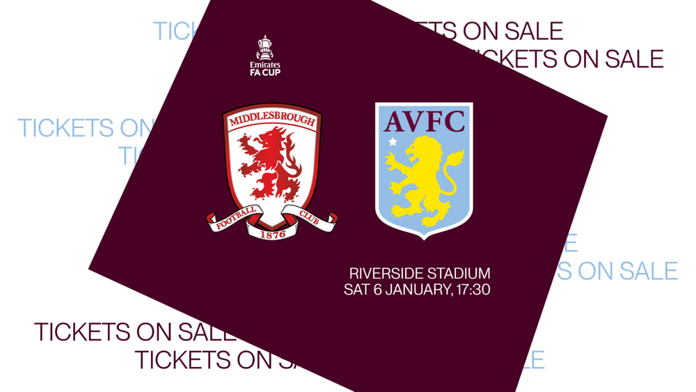 Middlesbrough ticket details | Aston Villa