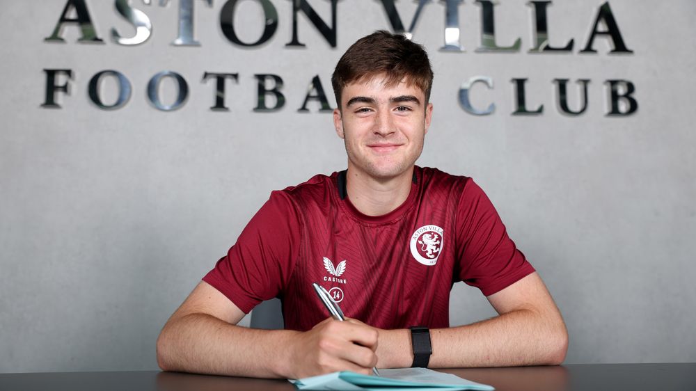 Ewan Simpson signs professional contract with Aston Villa | Aston Villa