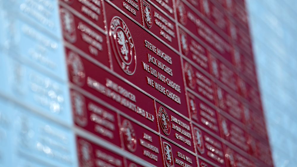 AV150 Legacy Wall – phase three now available | Aston Villa