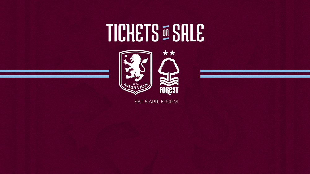 Nottingham Forest ticket details | Aston Villa