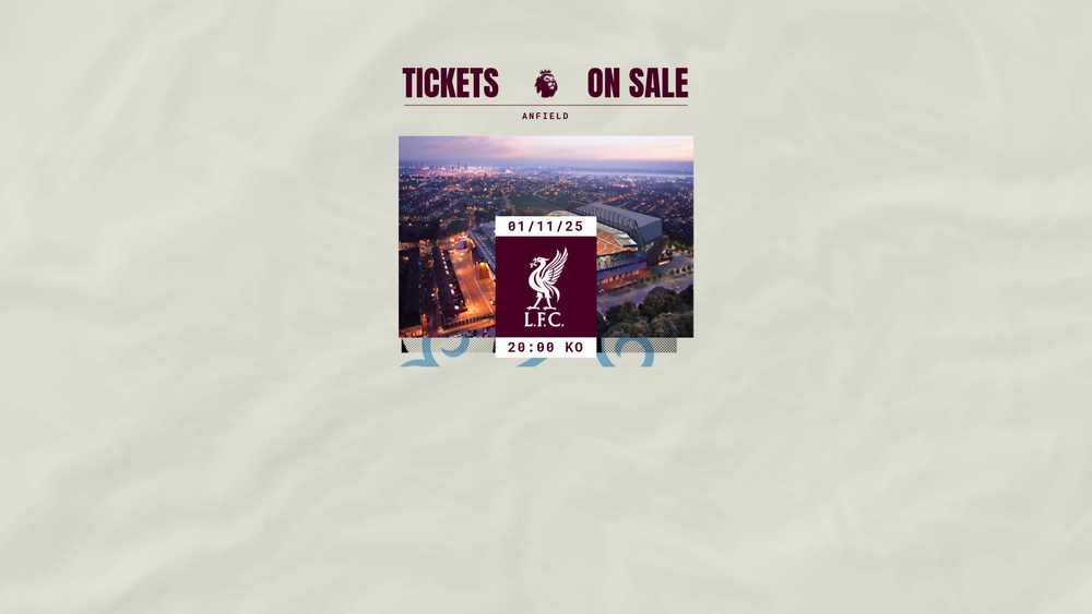 Liverpool v Aston Villa ticket details | Aston Villa