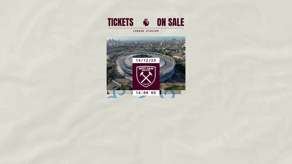 West Ham United ticket details | Aston Villa