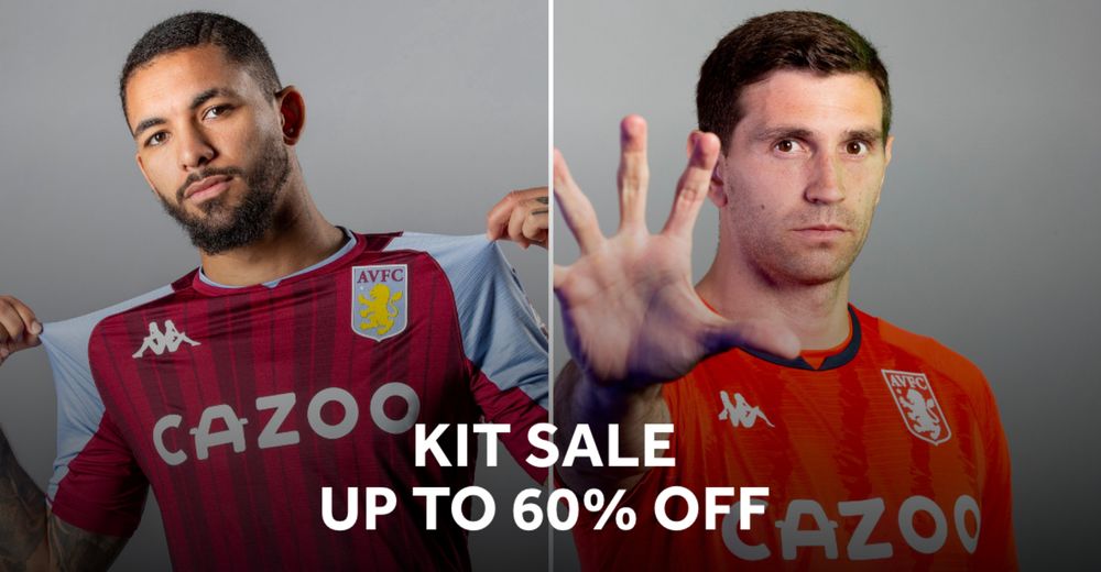 Up to 60% off kit and training wear | Aston Villa