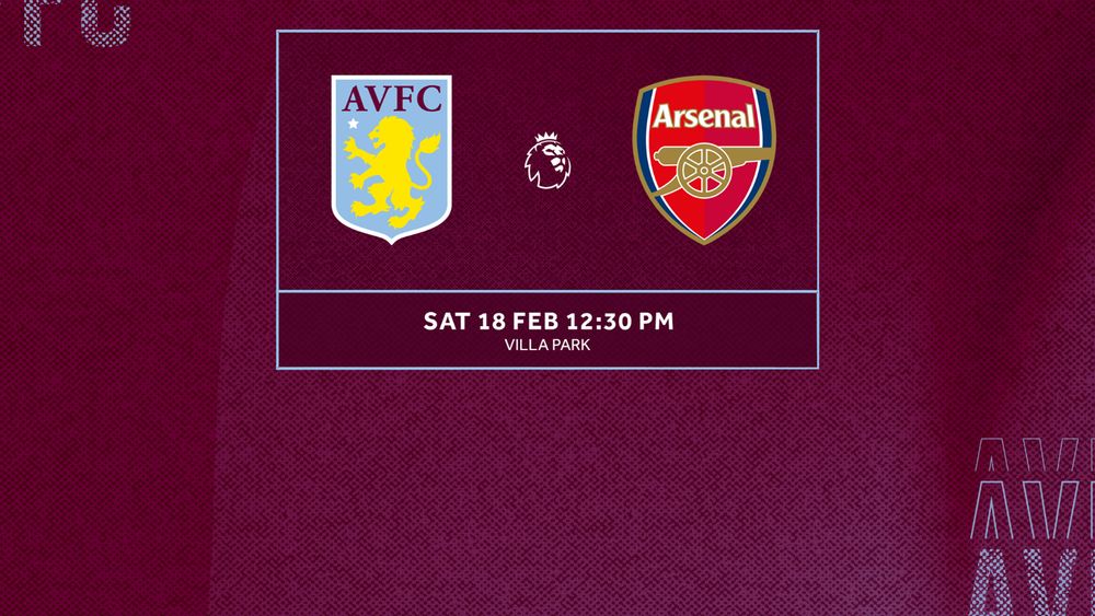 Arsenal ticket details | Aston Villa