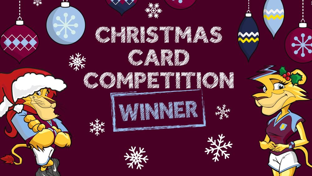 Christmas card competition winner announced! | Aston Villa