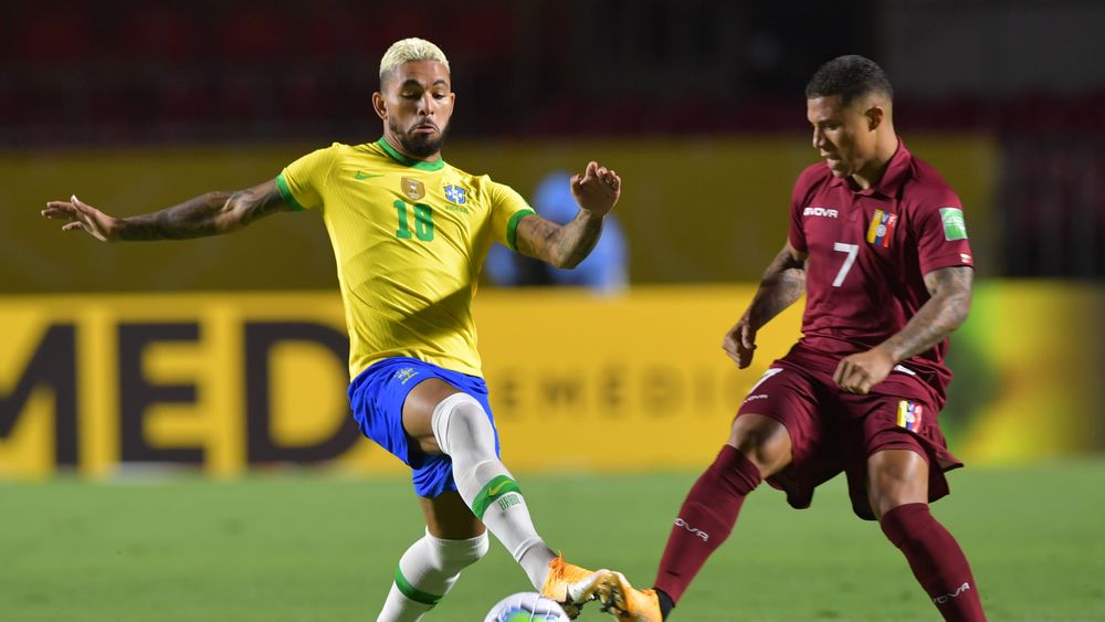 Douglas Luiz completes 45 minutes for Brazil as they secure a 1-0 ...