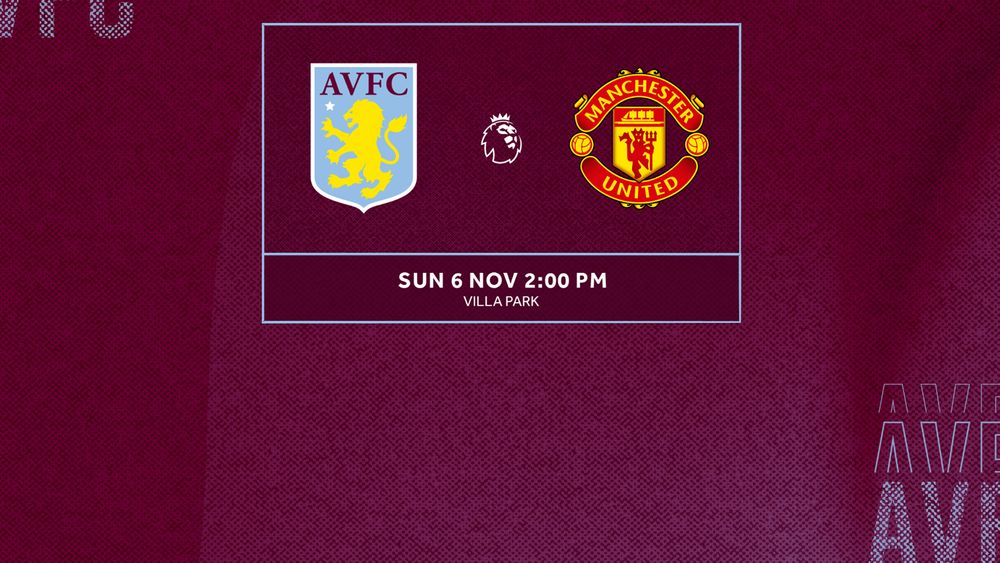 Manchester United ticket details | Aston Villa